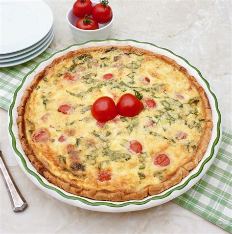 Tomato Basil Quiche Anothertablespoon
