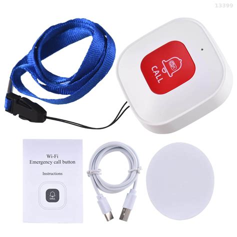 Wifi Emergency Call Button Mini Portable Emergency Button Rechargeable