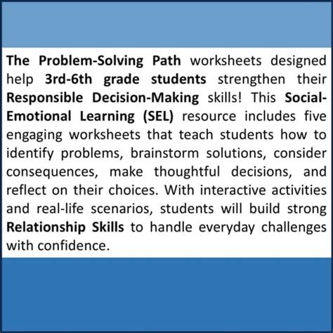 The Problem Solving Path Worksheet 2 Brainstorming Solutions