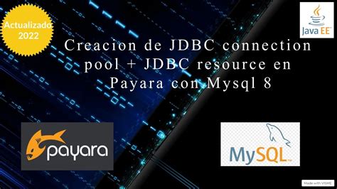 Creacion De Jdbc Connection Pool Y Jdbc Resource Payara Mysql 8