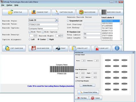 Code 39 Barcode Generator Free Download Code 39 Barcode Generator 3 0 3 2 Miscellaneous Business