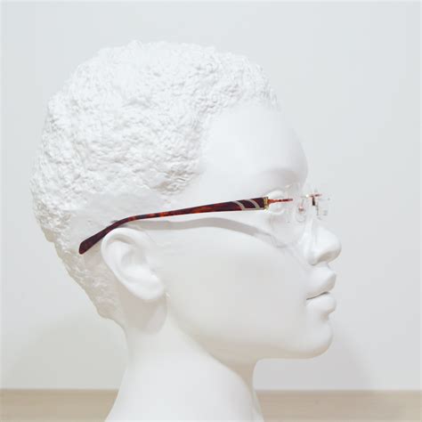 Vintage Rimless Eyeglasses Zazen Nos Unworn Classic Woman Rx Eyewear