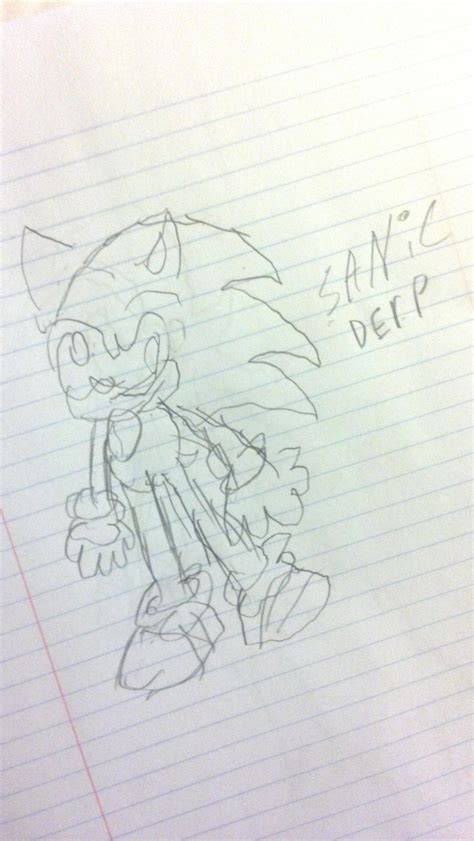 Sonic Derp By Cartoon56 On Deviantart