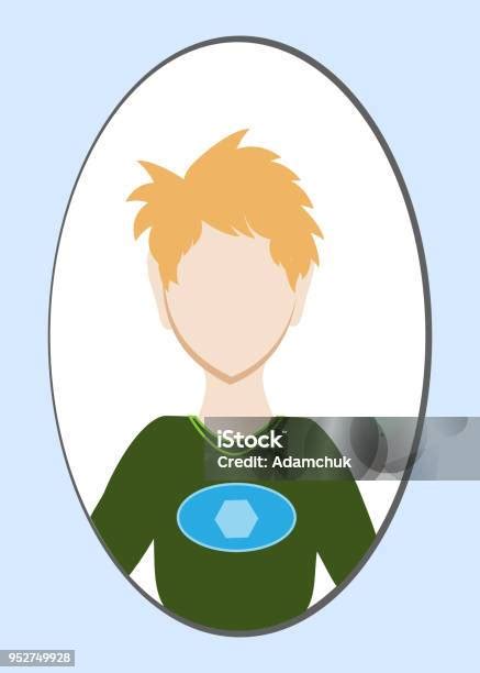 남성 아바타 또는 소셜 네트워크에 대 한 그림입니다 현대 편평한 화려한 스타일입니다 벡터 경영자에 대한 스톡 벡터 아트 및 기타 이미지 Istock