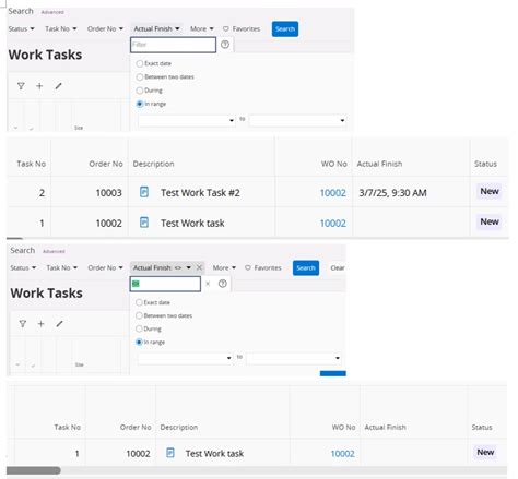 Ifs Cloud Can You Filter A Search To Include A Date Field With No