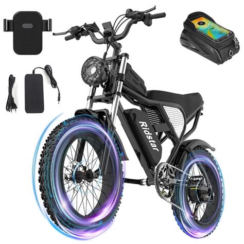 Ridstar Q20 Elektromos Kerékpár 1500w 48v 20ah 55km H Olajfék 20