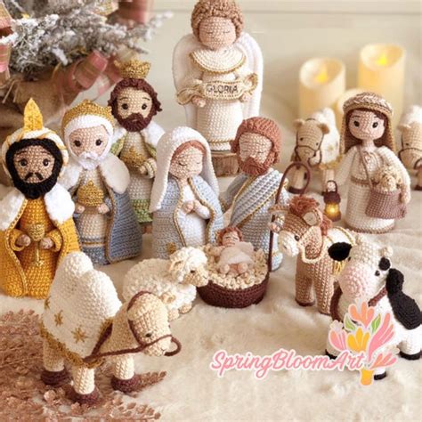 Cute Nativity Set Etsy