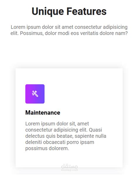 Landing Page صفحة هبوط Html Scss مستقل
