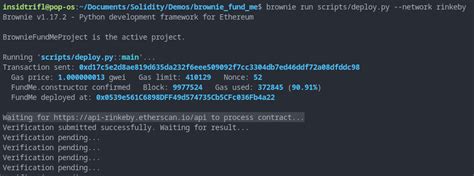Rinkeby Etherscan Verification Pending But Never Happens Rethdev