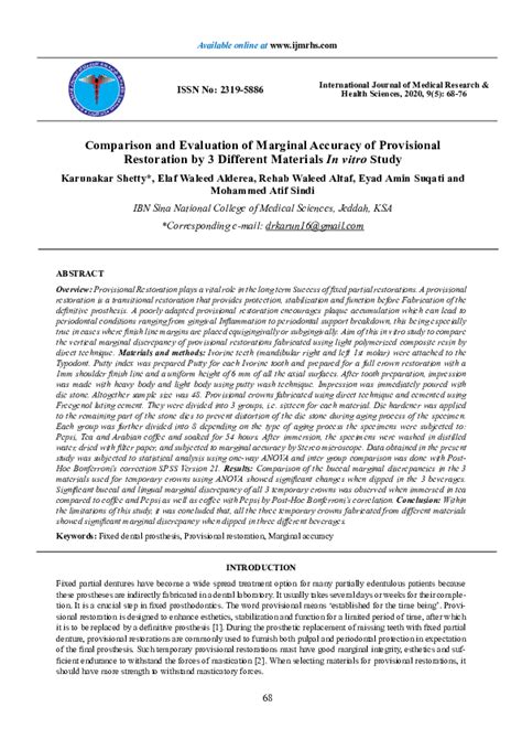 Pdf Comparison And Evaluation Of Marginal Accuracy Of Provisional