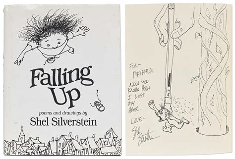 Lot Shel Silverstein Signed Original Artwork Within 1st Edition Of