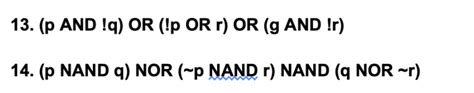 Solved For 13 ﻿and 14 ﻿construct Circuits For The Given