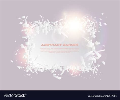 speech bubble exploding effect abstract royalty free vector