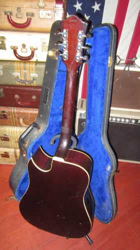 1978 Guild D 40 Cnt Flattop With Cutaway Natural Good Original Hard