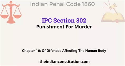 Ipc Section 302 Punishment For Murder