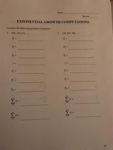 solved linear growth computations consider the following