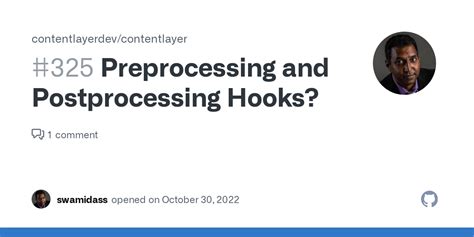 Preprocessing And Postprocessing Hooks · Issue 325 · Contentlayerdevcontentlayer · Github