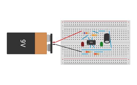 circuit design circuito de semaforo tinkercad