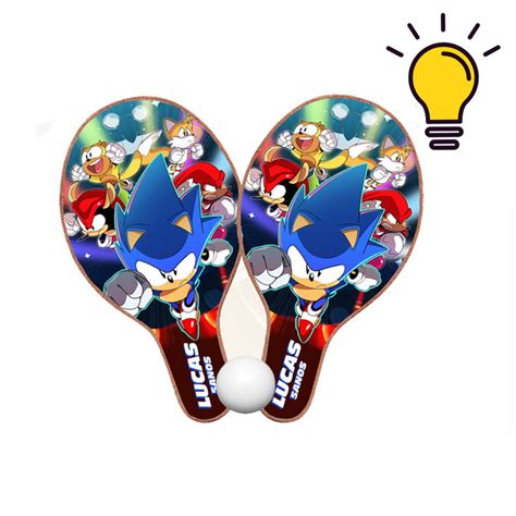 Raquete Ping Pong Sonic Elo7 Produtos Especiais
