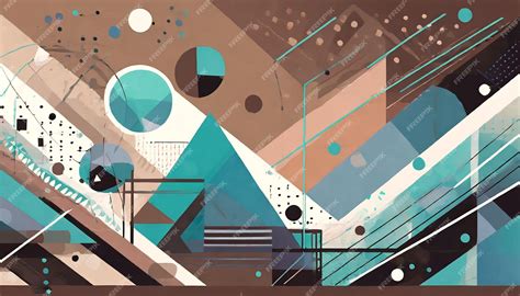 Premium Photo Abstract Geometric Square Shape Background