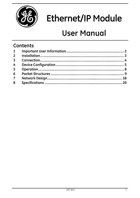 ABB Ethernet IP Module Instructions Manualzz