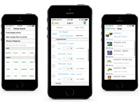 Grocery List App UX Design Behance