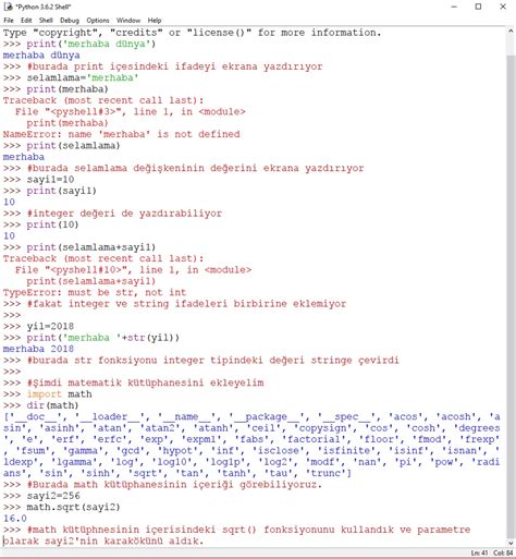 Python Temel Kavramlar