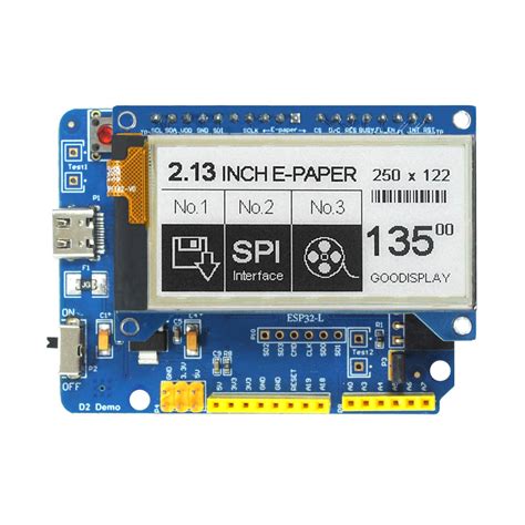 E Ink Module With Touchscreen And Front Light 2 13 Inch Low Power E Paper Display Driver Esp32
