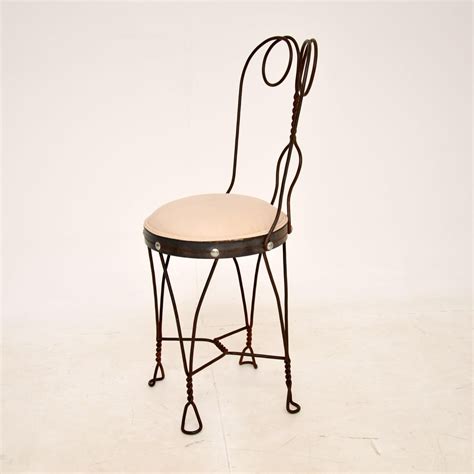 1950s Vintage French Brutalist Iron Chair For Sale At 1stdibs