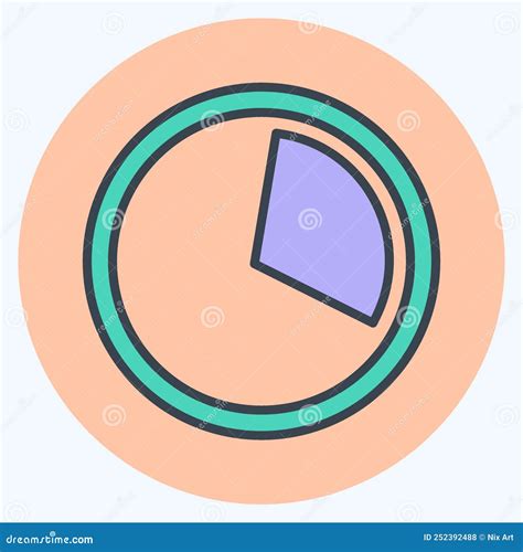 Icon Data Usage Suitable For Mobile Apps Symbol Color Mate Style Simple Design Editable