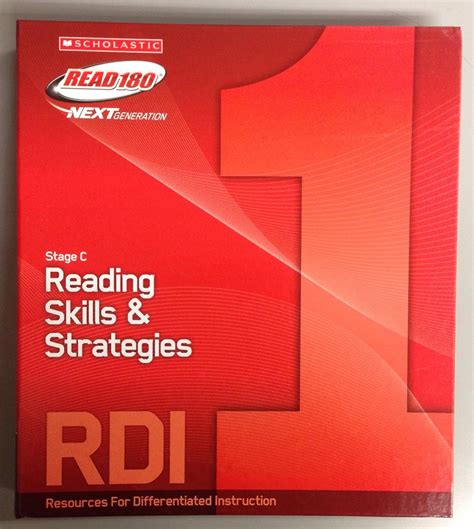 Read 180 Next Generation Stage C Reading Skills And Strategies Rdi