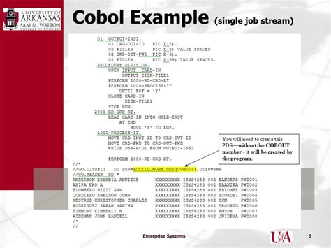Ppt A Simple Cobol Example Ispf Vs Rdz Powerpoint Presentation
