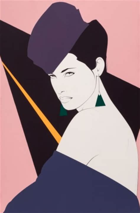 1980s Fashion And Style By Patrick Nagel 1945 1984 Carol Acrylic On Canvas Patrick Nagel