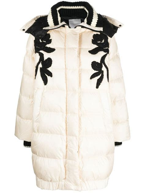 ERMANNO - Embroidered Down Jacket Ermanno