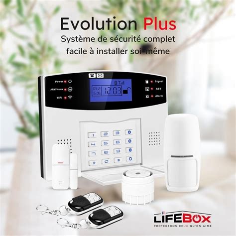 Evolution Plus Système Dalarme Sans Fil Connectée Wifi Gsm 4g