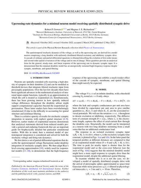 pdf upcrossing rate dynamics for a minimal neuron model receiving