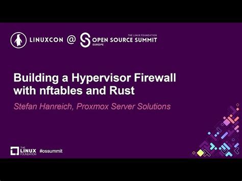 Free Video Building A Hypervisor Firewall With Nftables And Rust From