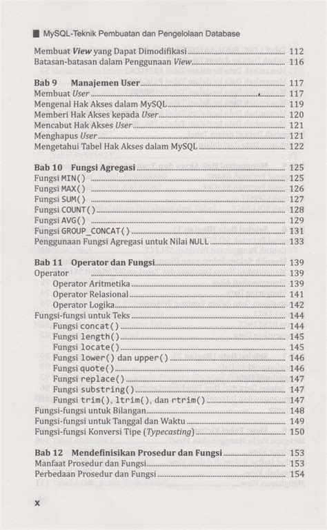 BUKU BELAJAR OTODIDAK MYSQL TEKNIK PEMBUATAN DAN PENGELOLAAN DATABASE EDISI KEDUA TOKO BUKU