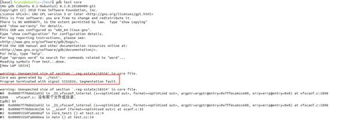 使用gdb调试core文件 Bryces Blog 使用gdb调试core文件 Bryces Blog