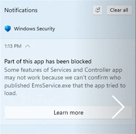 Part Of This App Has Been Blocked Error Using Dell Encryption Dell Us