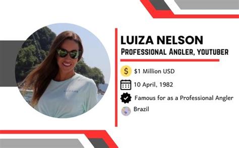 Luiza Nelson Onlyfans Measurement Bio Fishing Net Worth Wiki