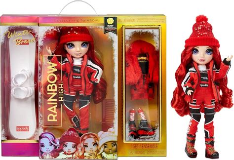 Rainbow High Fashion Doll Winter Break Ruby Anderson Red 30cm Buy