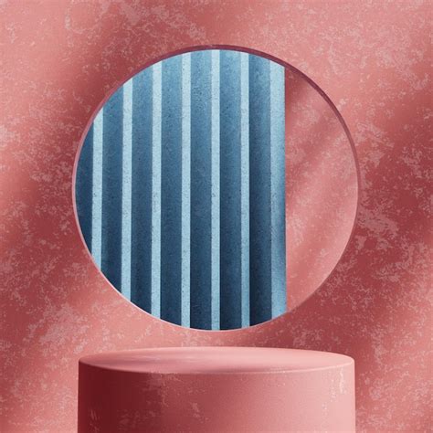 Premium Photo D Background Podium Display Natural Nude Pink Banner Nature Sun Light And