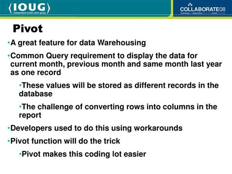 Ppt Oracle 11g Data Warehousing Powerpoint Presentation Free Download Id6066021