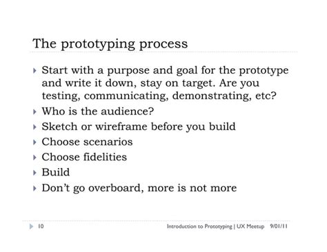 Introduction To Prototyping PDF
