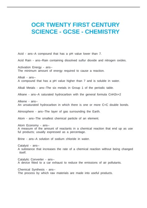 Ocr 2024 Gcse Combined Science A Gateway Science J250 07 Biology Higher Tier With Marking