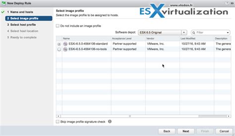 VMware VSphere AutoDeploy Rules ESX Virtualization