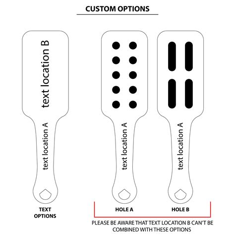 BDSM Paddle Customisable Clear Acrylic Paddle Etsy