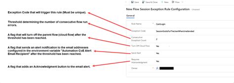 Flow Exception Rules Framework Power Automate Microsoft Learn