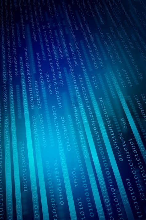 free vector stream of binary code design vector